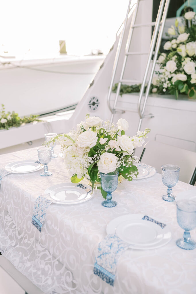 An Intimate Ceremony and Boat Wedding Reception on Galveston Bay
