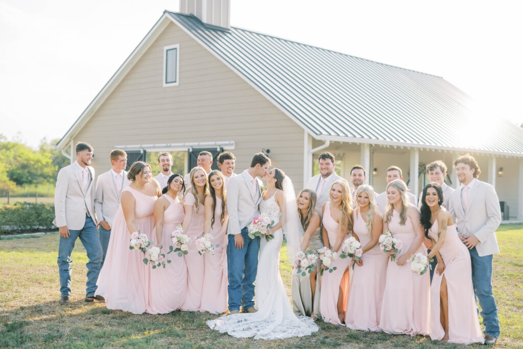 Still Waters Ranch Photos From a Romantic Pink Wedding Day | Christina ...